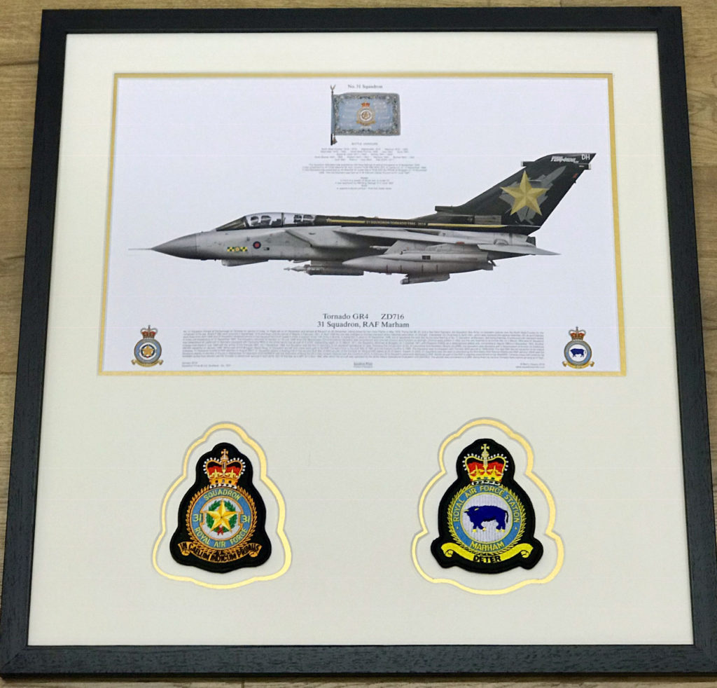 Tornado GR4 31 Squadron RAF Marham Framed Print Presentation – Stamford ...