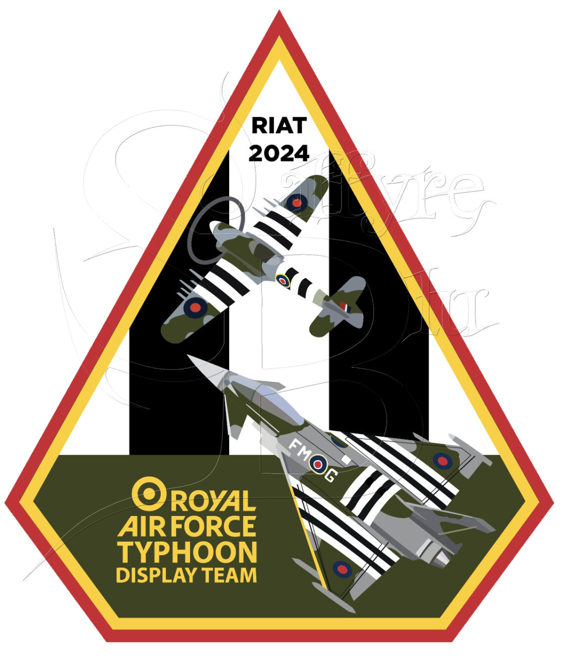 Typhoon Display Team RIAT 2024 PVC Spearhead Patch – Stamford Gallery